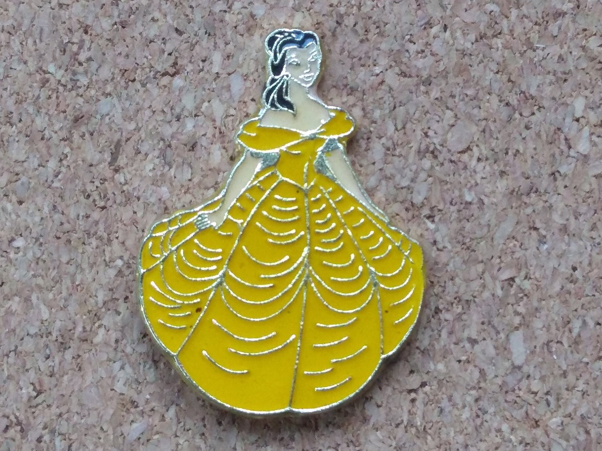 Vintage Disney Beauty and the Beast Pins: Belle in Dress the | Etsy