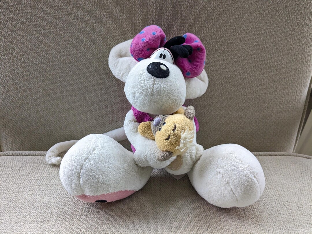 Vintage Diddl Mouse Plushie: Diddlina & Pimboli Teddy Bear Stuffed ...