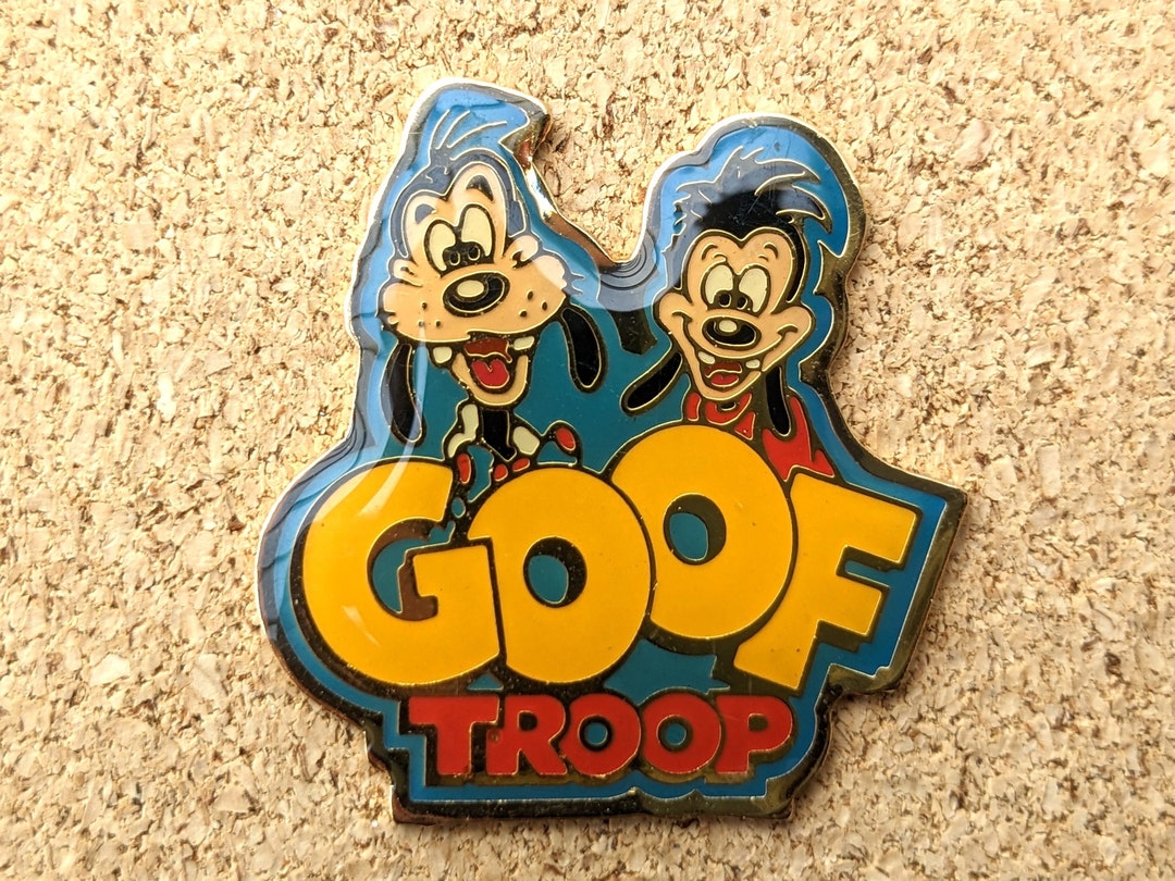 Vintage Rare Disney's "goof Troop" Max & Goofy Enamel Pin - Etsy