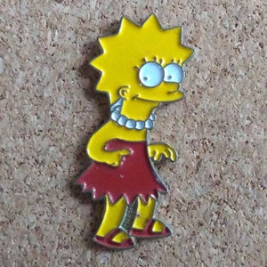 Vintage the Simpsons Lisa & Maggie Simpson Pins: Lisa Playing - Etsy
