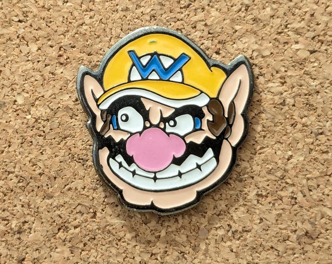 Vintage Wario Land Pin: Wario Enamel Pin - Etsy