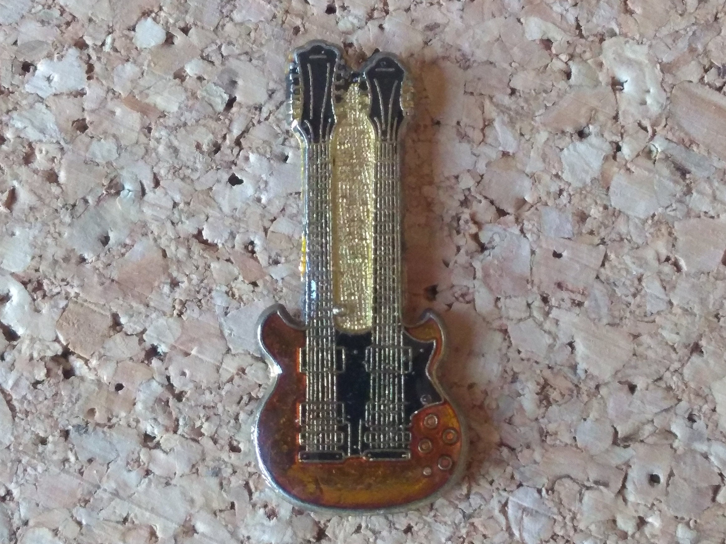Vintage Electric Guitar Pins: Gibson EDS-1275 Double Neck, Yin and Yang ...