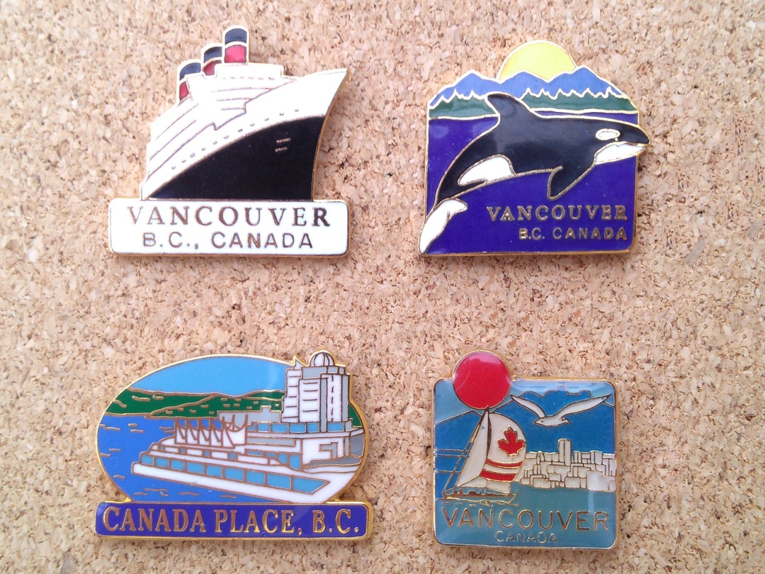 Vintage Kanada Vancouver Pins: Canada Place Vancouver - Etsy.de