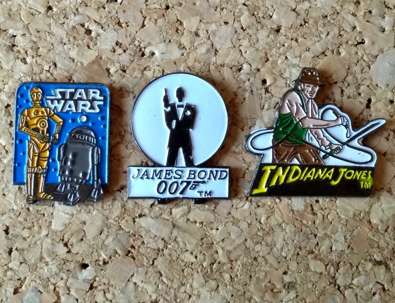 Vintage Hollywood Movies Pins: Star Wars James Bond 007 - Etsy