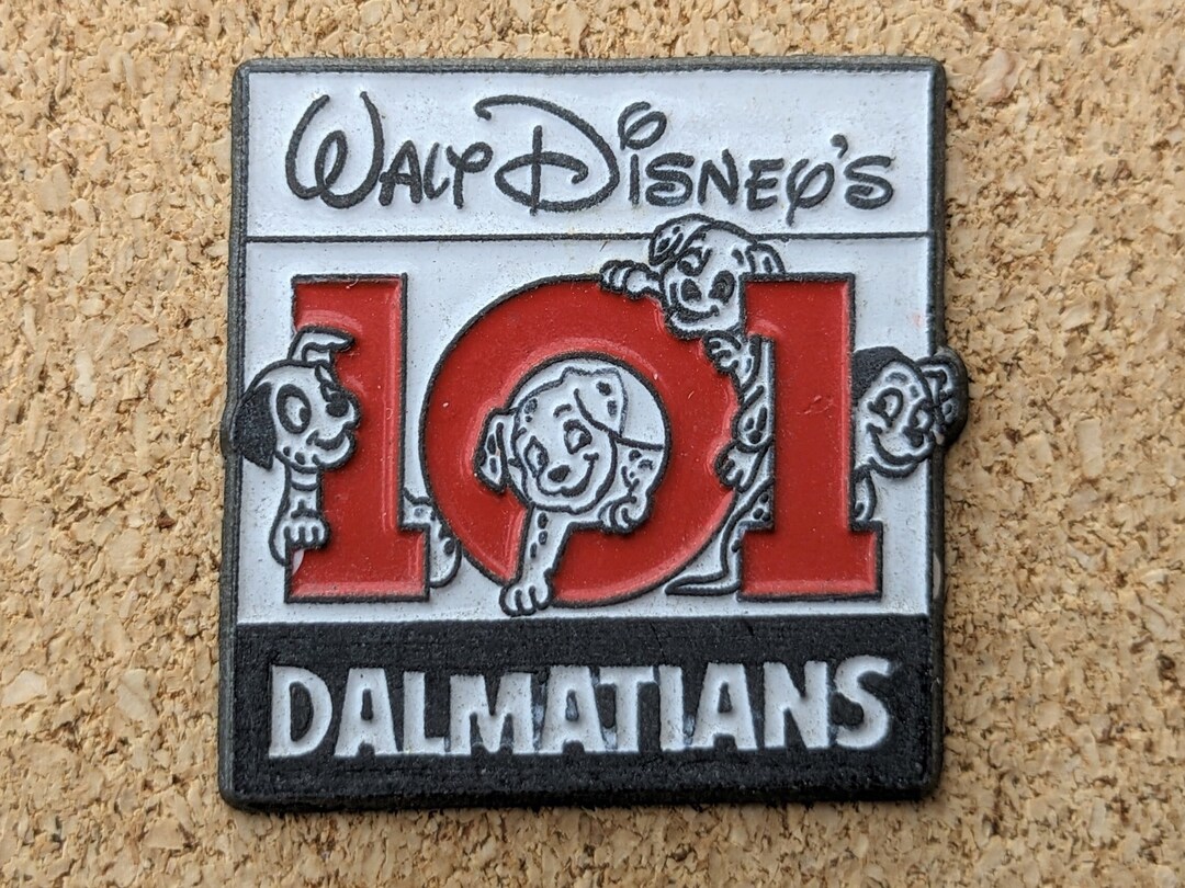 Vintage Disney's 101 Dalmatians Logo Enamel Pin - Etsy