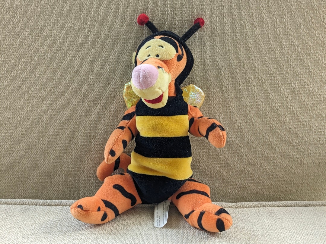 Buy Vintage Winnie the Pooh Plushie: Tigger Bee Costume Bean Bag ...