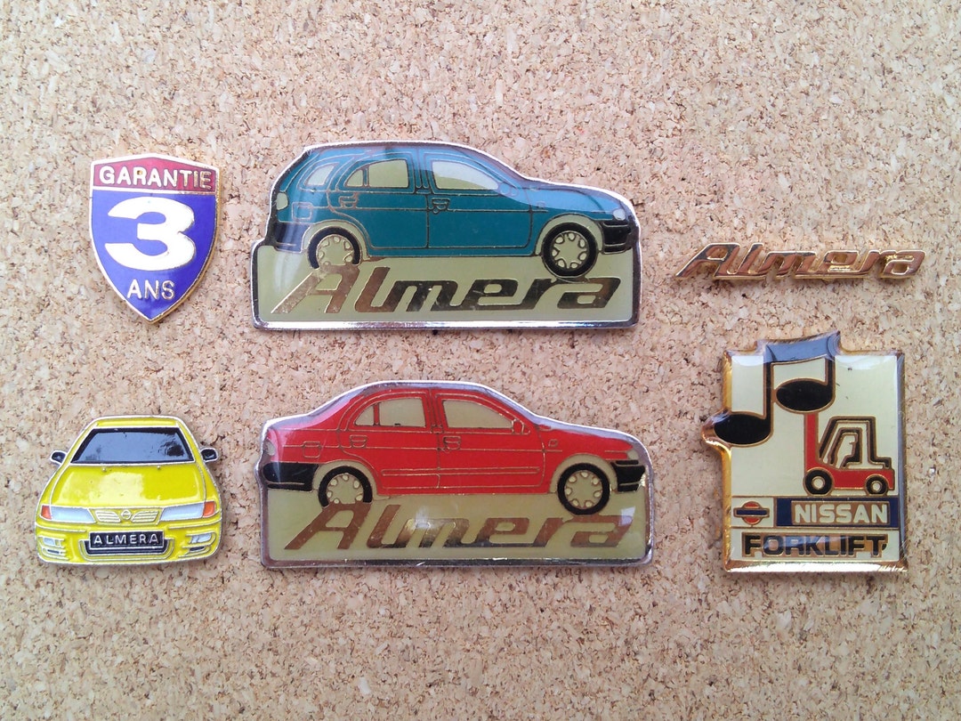 Vintage Nissan Pins: Nissan Almera Logo, Nissan Warranty and Forklift ...