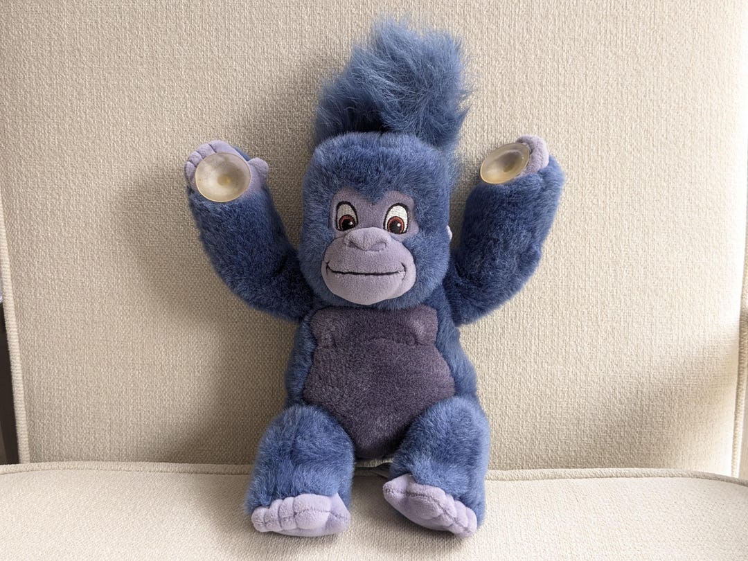 Vintage Tarzan Plush: Terk the Gorilla With Suction Cups Stuffed Animal ...