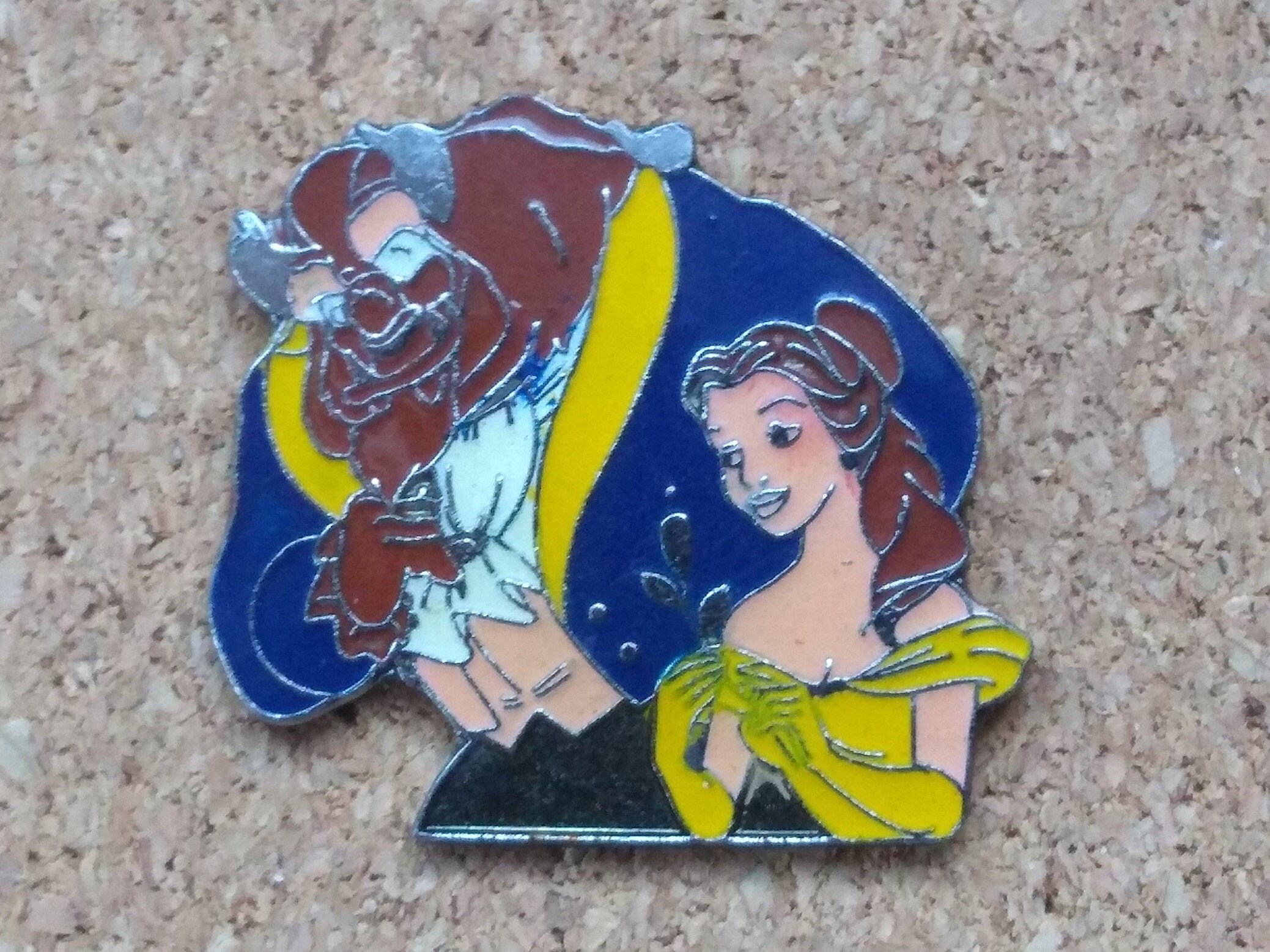 Vintage Disney Beauty and the Beast Pins: Belle in Dress the | Etsy