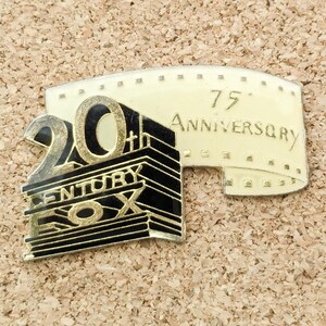 Vintage 20th Century Fox 75th Anniversary Enamel Pin - Etsy