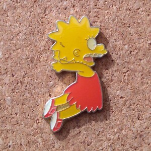 Vintage the Simpsons Lisa & Maggie Simpson Pins: Lisa Playing - Etsy