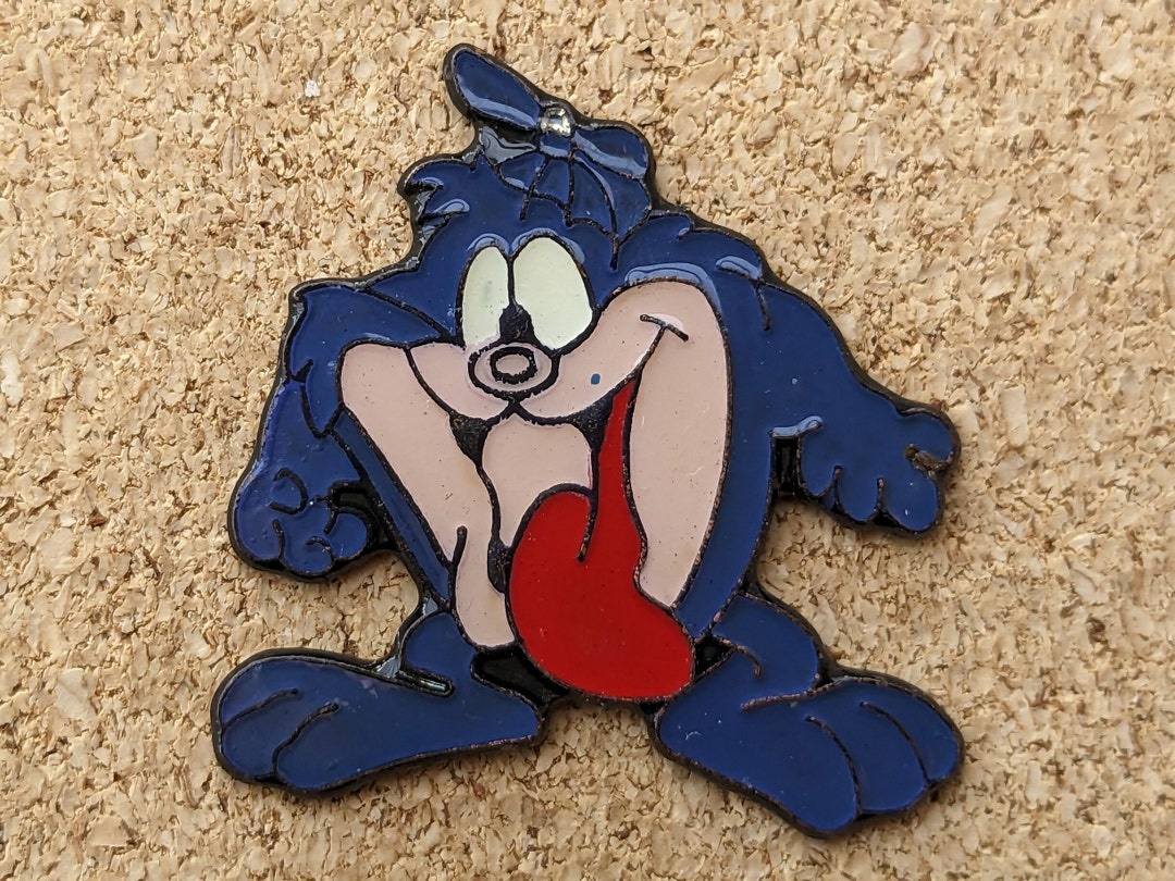 Vintage Tiny Toon Adventures Dizzy Devil Enamel Pin - Etsy