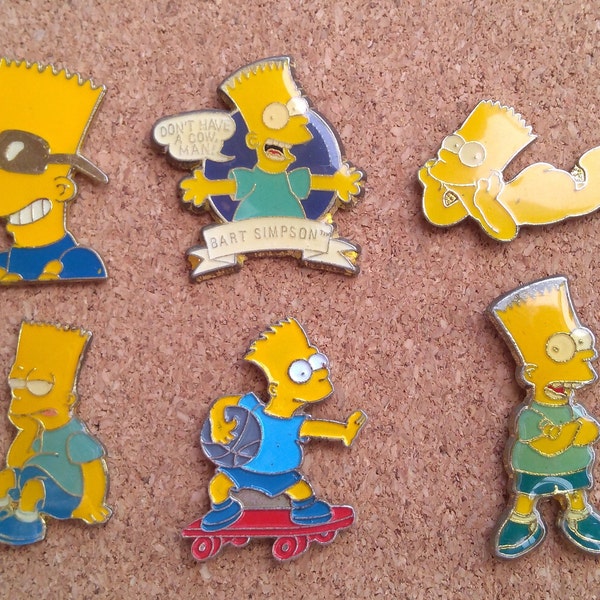 Bart Simpson Pin - Etsy