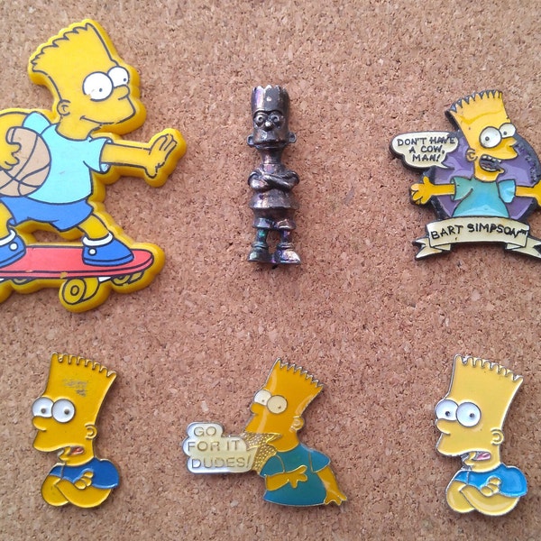 Bart Simpson Pin - Etsy
