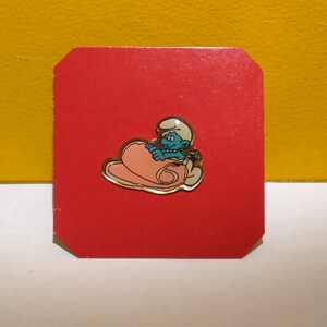 Vintage "the Smurfs" Enamel Pins: Smurf, Smurfette, Papa Smurf ...