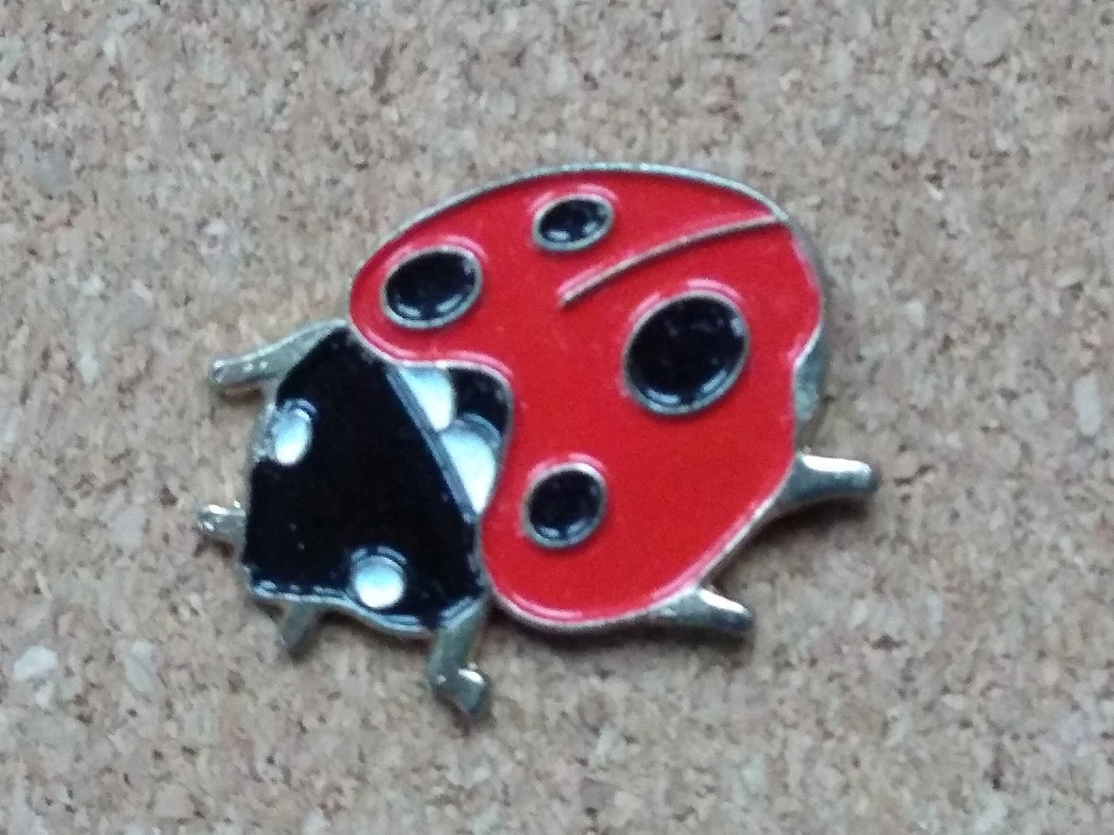 Vintage Ladybug Pins: Ladybug and Old Ladybug Couple Enamel | Etsy
