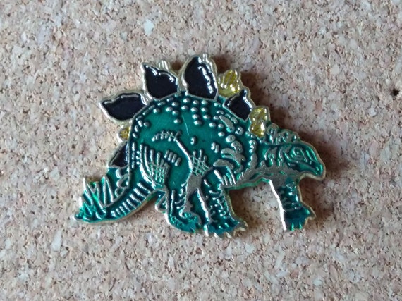 Vintage Dinosaur pins: T-Rex, Triceratops, Ankylosaur… - Gem