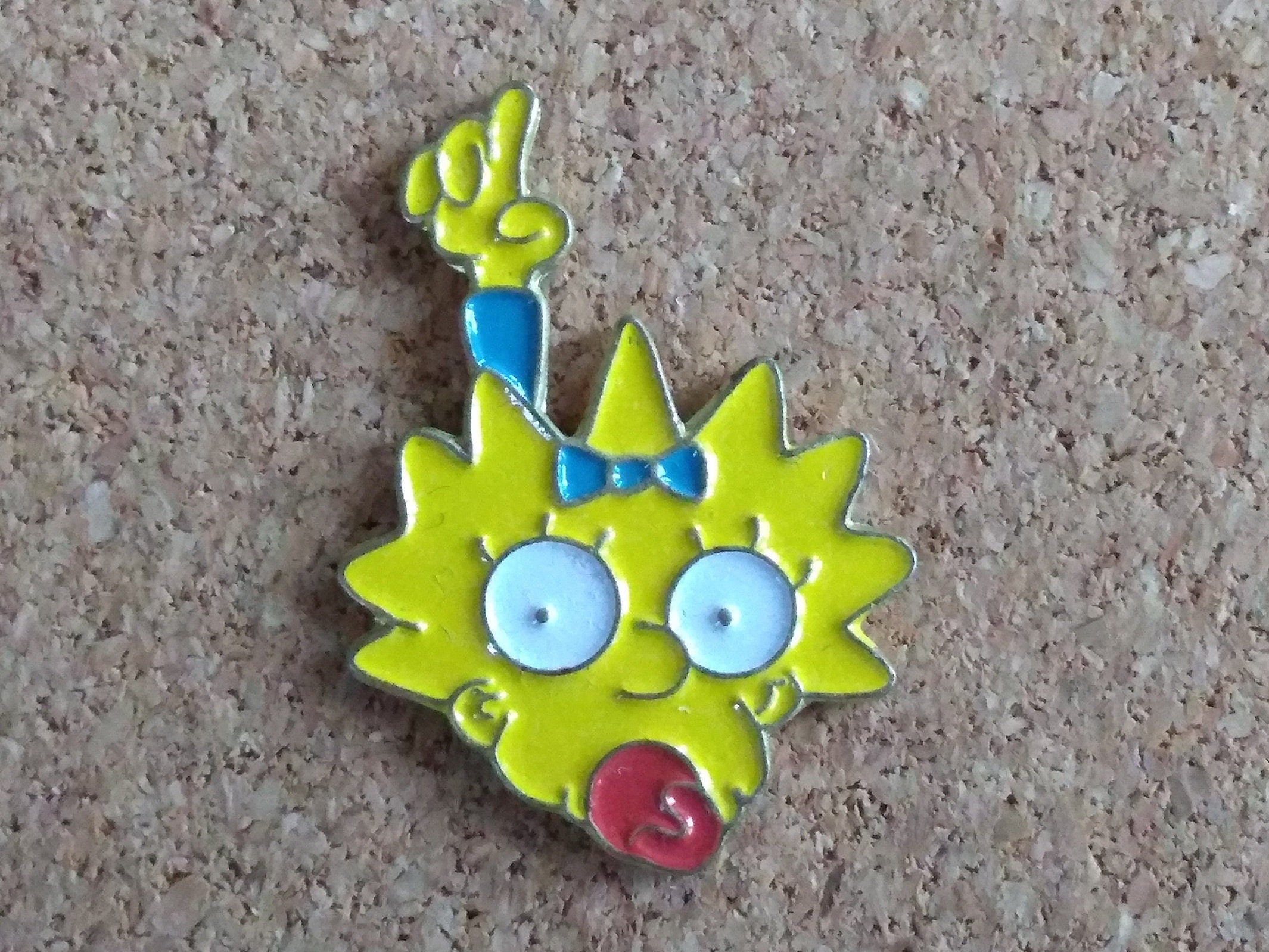 Vintage the Simpsons Lisa & Maggie Simpson Pins: Lisa Playing - Etsy