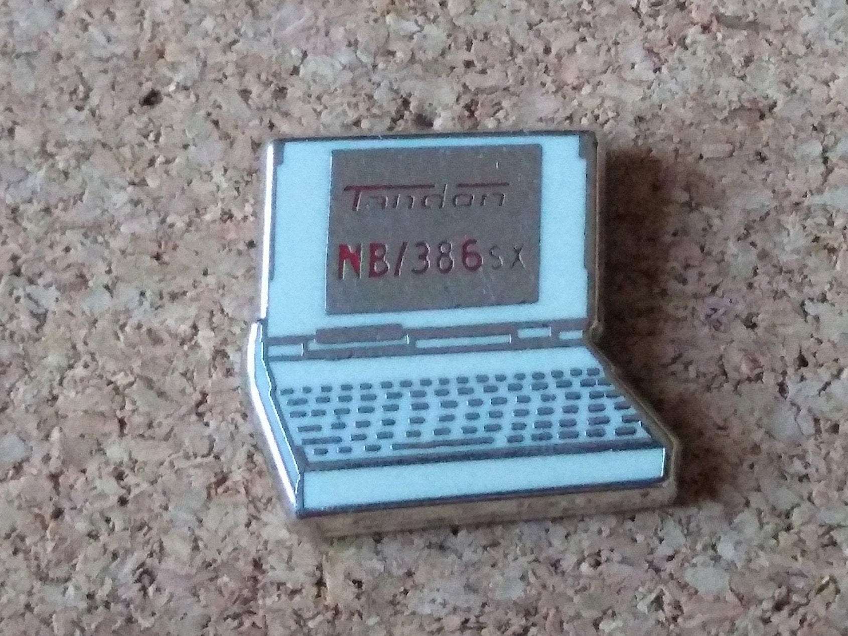 Vintage Tandon Computer Pin: Tandon Nb/386sx Enamel Pin - Etsy