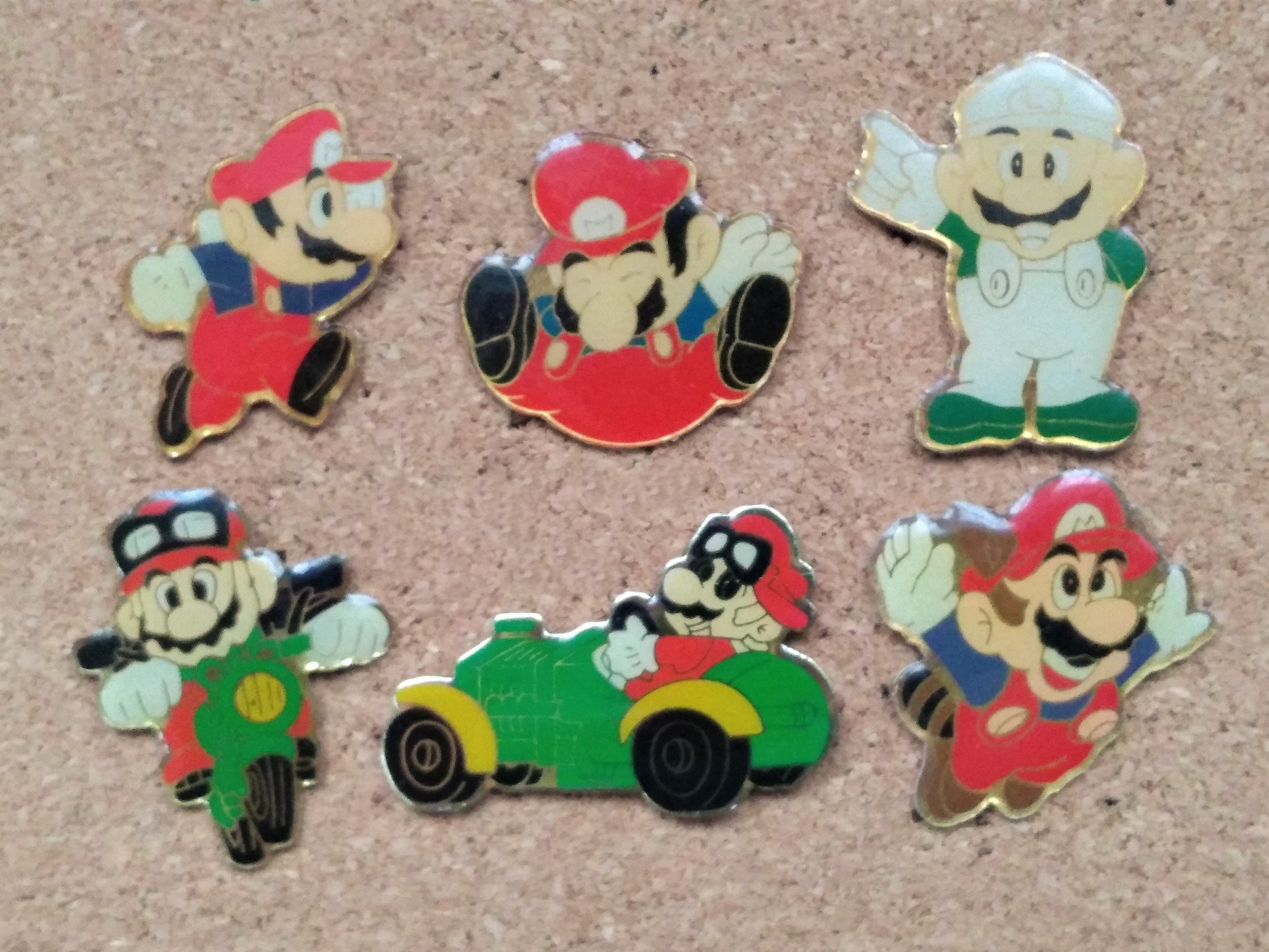 Vintage Lower Grade Nintendo Super Mario Bros. Pins: Jumping - Etsy