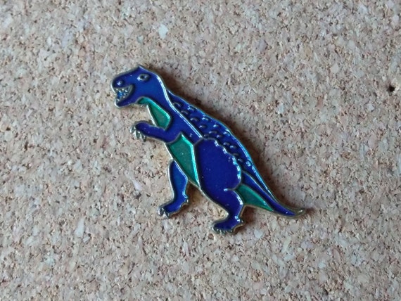 Vintage Dinosaur pins: T-Rex, Triceratops, Ankylosaur… - Gem