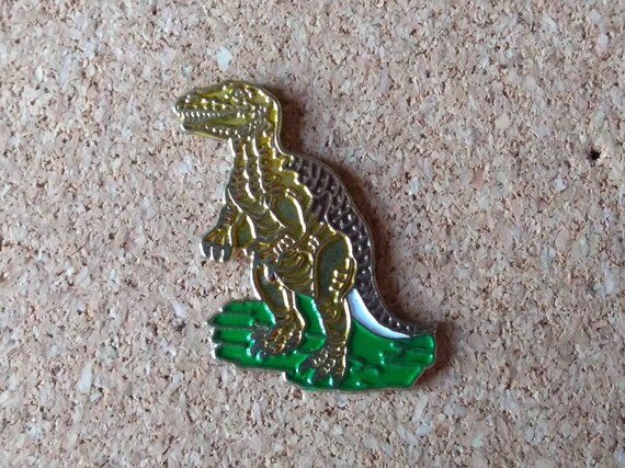 Vintage Dinosaur pins: T-Rex, Triceratops, Ankylosaur… - Gem