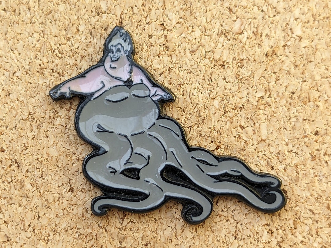 Vintage the Little Mermaid Ursula black Version Enamel Pin - Etsy