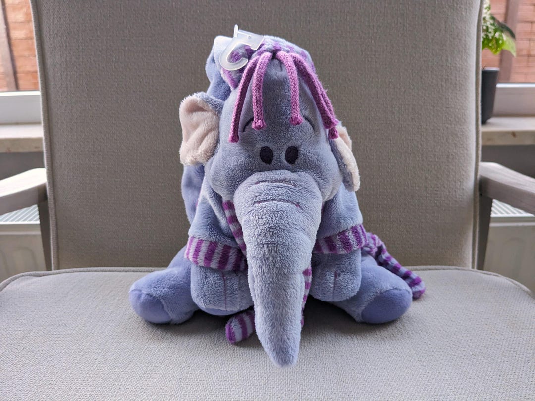 Vintage Winnie the Pooh Plush: Lumpy the Heffalump Pyjamas Stuffed ...