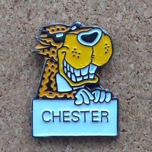 Vintage Chester Cheetah Cheetos Pins: Actor, Tired, Sick, Doubting ...