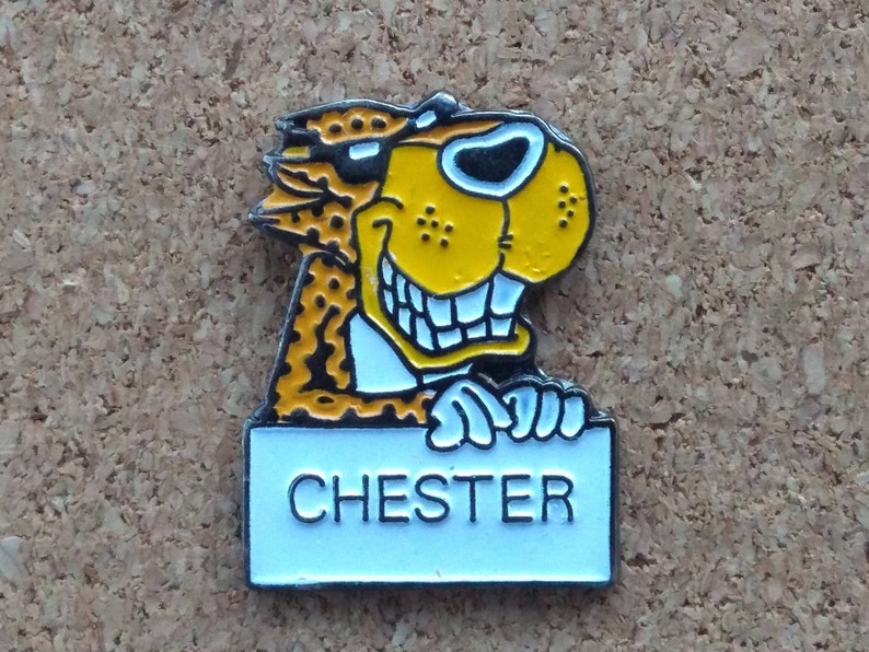Vintage Chester Cheetah Cheetos Pins: Actor Tired Sick | Etsy