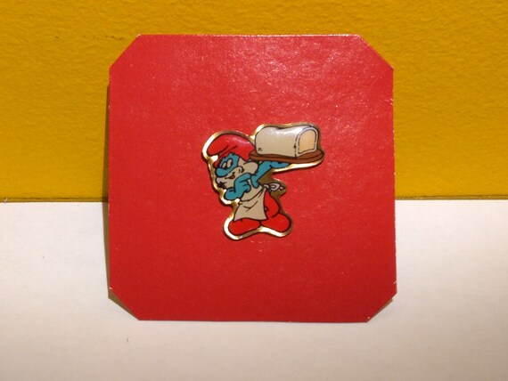 Vintage "The Smurfs" enamel pins: Smurf, Smurfette, P… - Gem