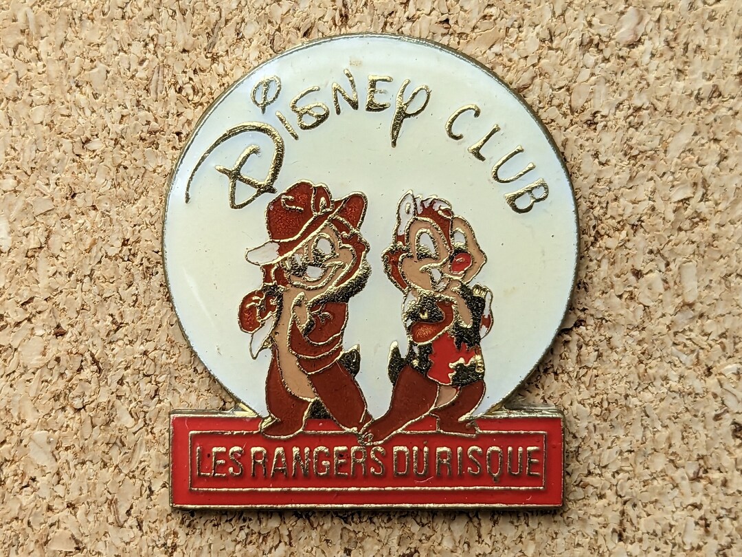 Vintage Disney Club Chip 'n Dale: Rescue Rangers Enamel Pin - Etsy