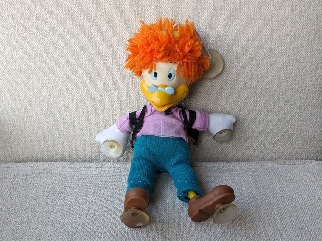 Vintage Rare Ducktales Plush: Gyro Gearloose Window Clinger Plushie - Etsy