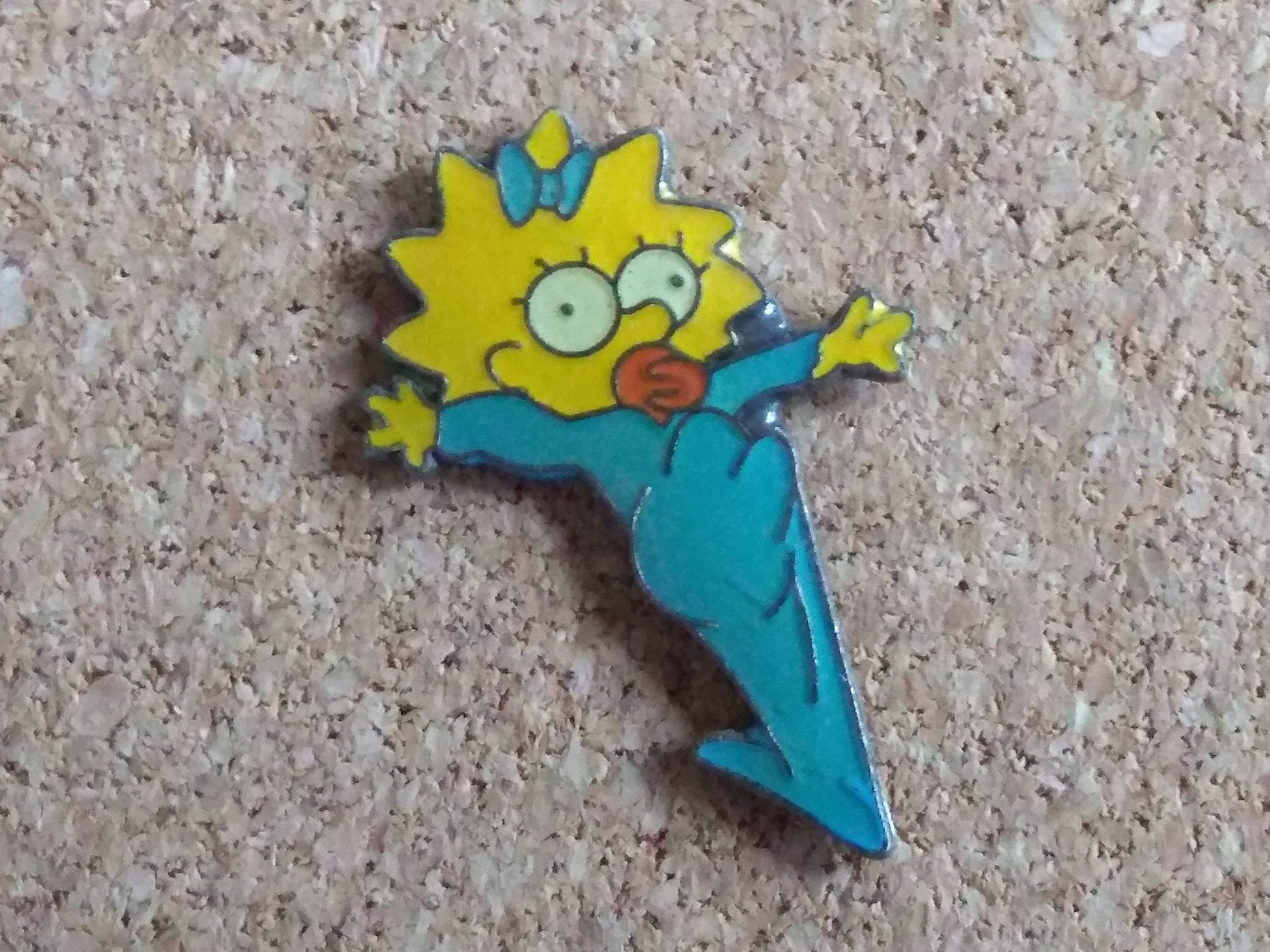 Vintage the Simpsons Lisa & Maggie Simpson Pins: Lisa Playing - Etsy