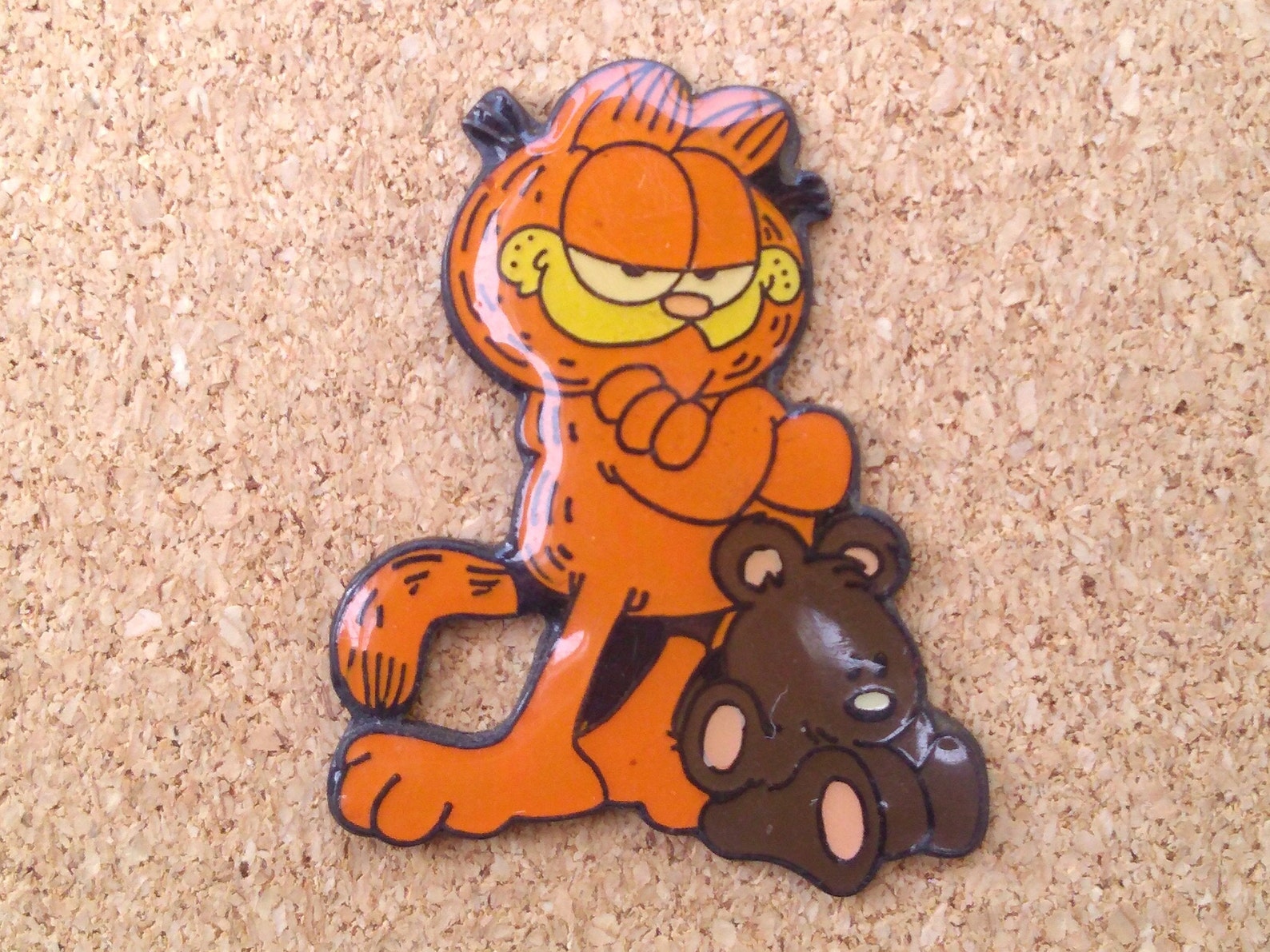 Vintage Garfield the Cat Pins: Garfield and Pooky Skiiing - Etsy