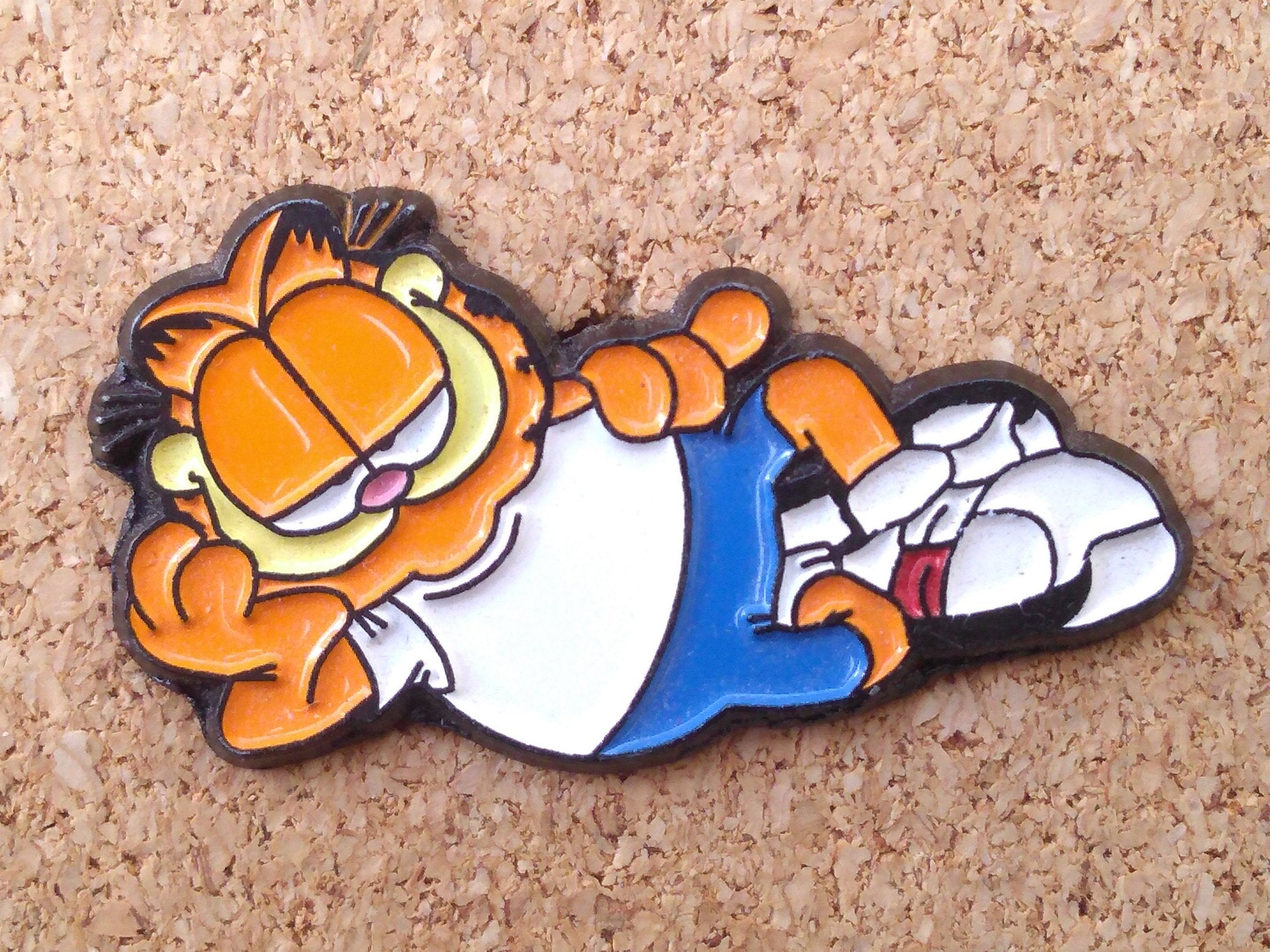 Vintage Garfield the Cat Pins: Garfield Heart Garfield Moon | Etsy