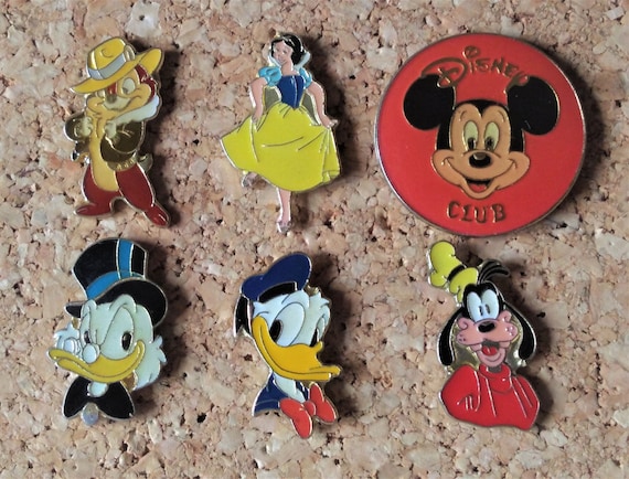 Vintage Disney Pins: Donald Duck Scrooge Mcduck Goofy Snow | Etsy