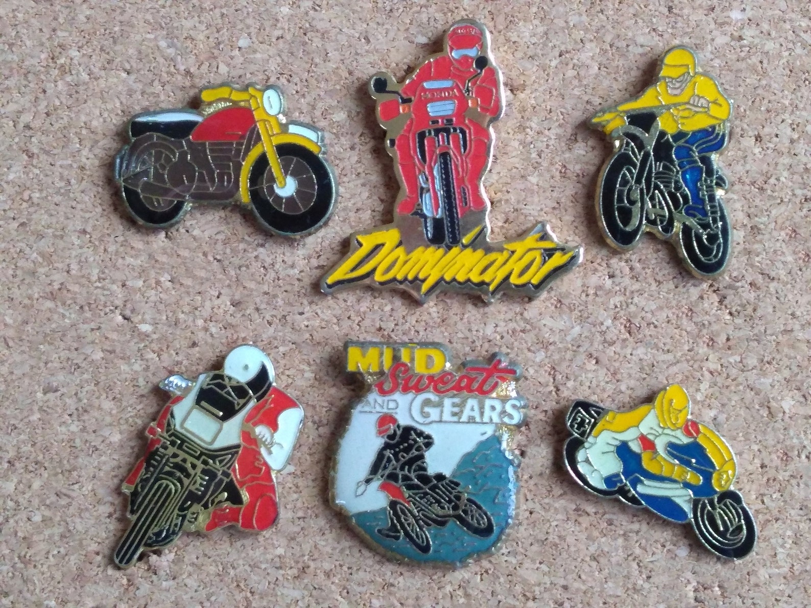 Vintage Motorcycle Pins: Circuit Rider Honda Dominator Mud - Etsy