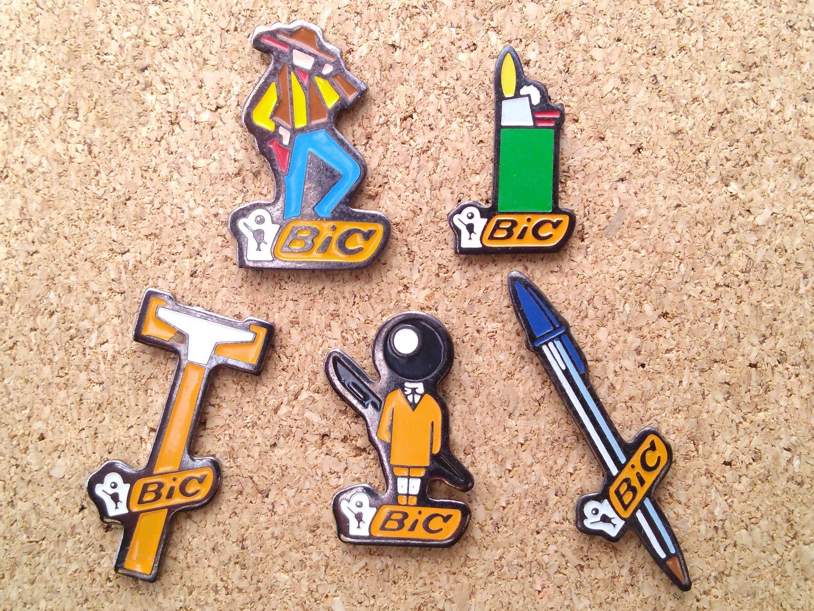 Vintage Bic Producten Pennen: BIC Logo Balpen Aansteker - Etsy