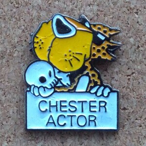 Vintage Chester Cheetah Cheetos Pins: Actor, Tired, Sick, Doubting ...