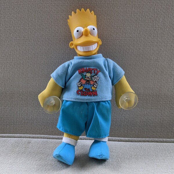 Bart Simpson Plush - Etsy UK