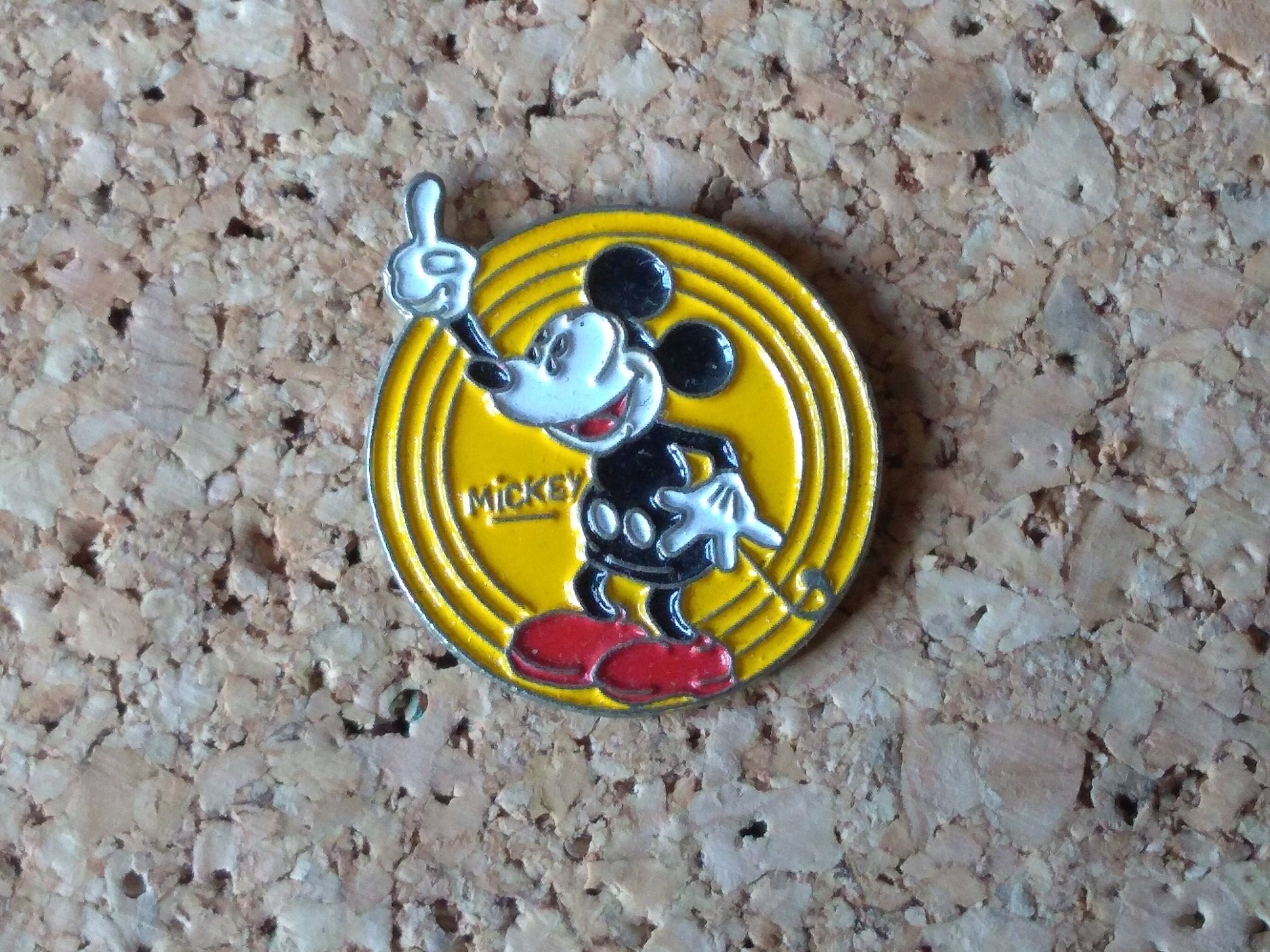Vintage Disney Mickey Mouse Pins: Mickey Mouse in Fantasia - Etsy