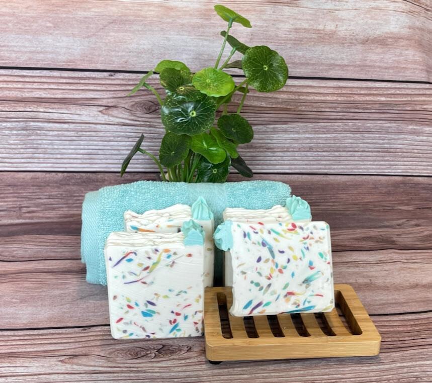 Happy Birthday Soap With Sisal Bag Handmade Soap Organic - Etsy