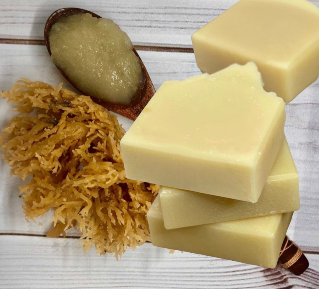 Sea Moss Soap With Sisal Bag| Irish Moss Soap | Organic Soap | Natural ...