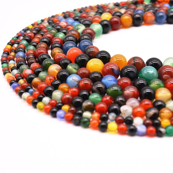 Multi Color Beads - Etsy