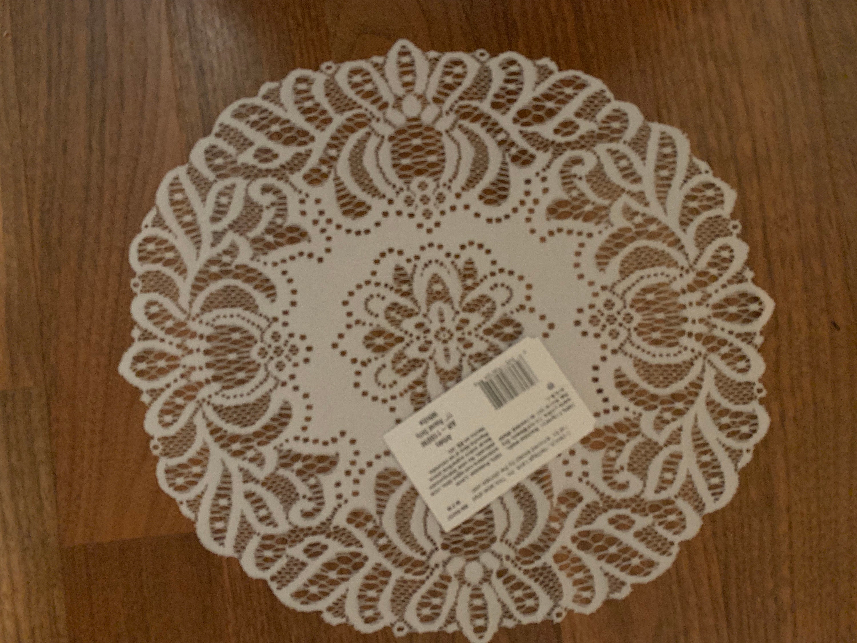 HERITAGE LACE 11 Round DOILY in White Artistry - Etsy