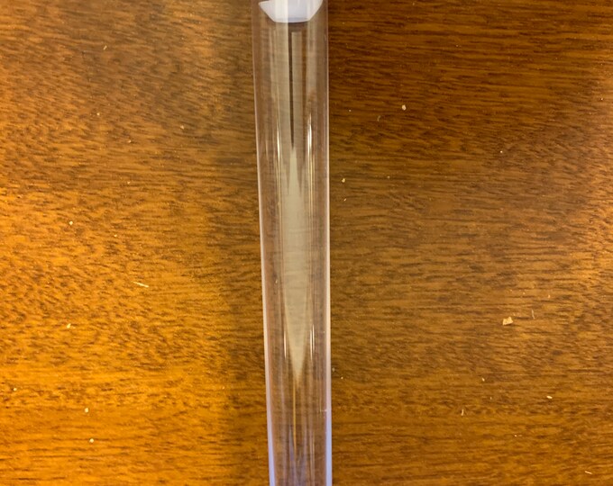 CLEAR PLASTIC Storage TUBES With Tops, Use for Beads, Buttons, Small ...