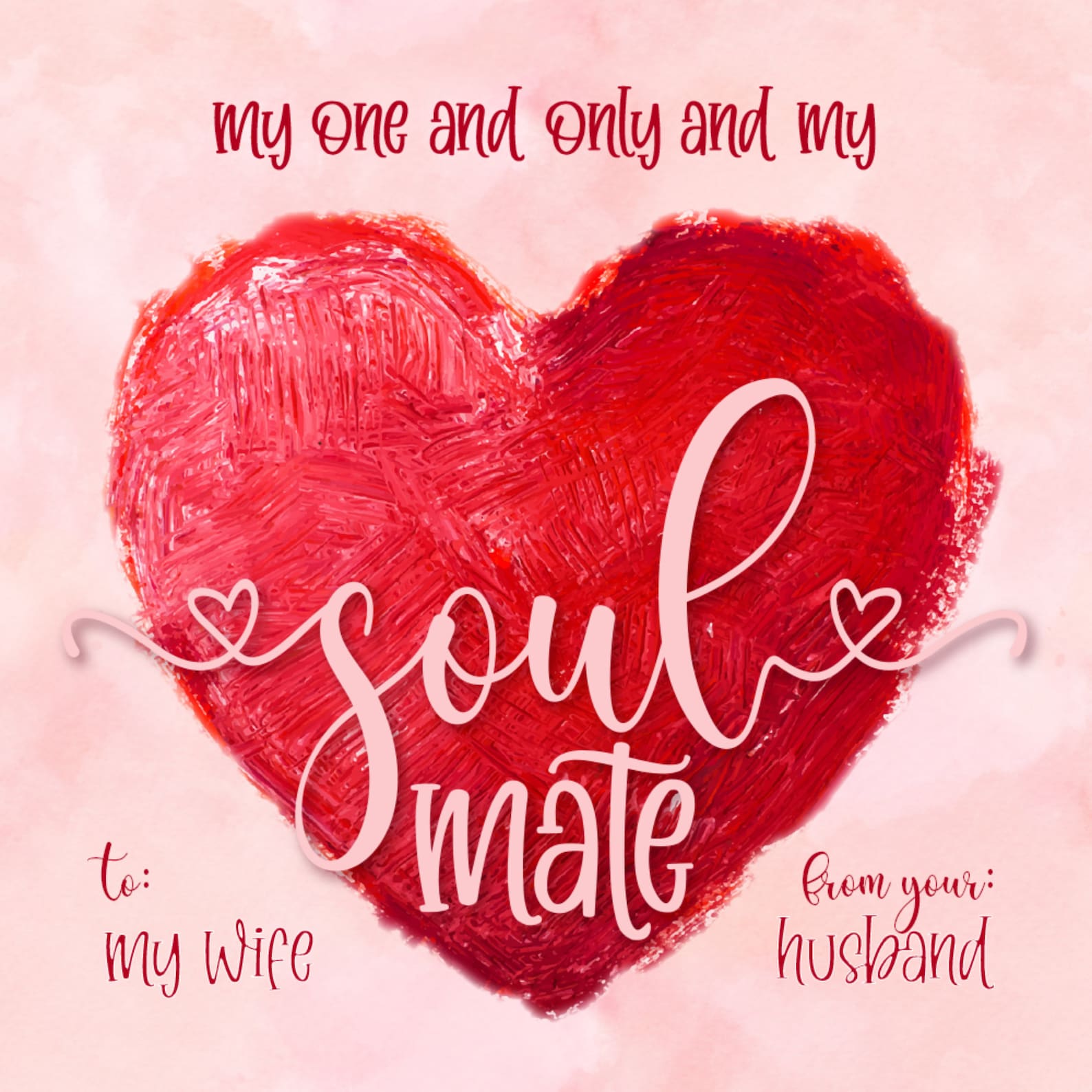 To My Girlfriend My Soul Mate My Wife | Etsy