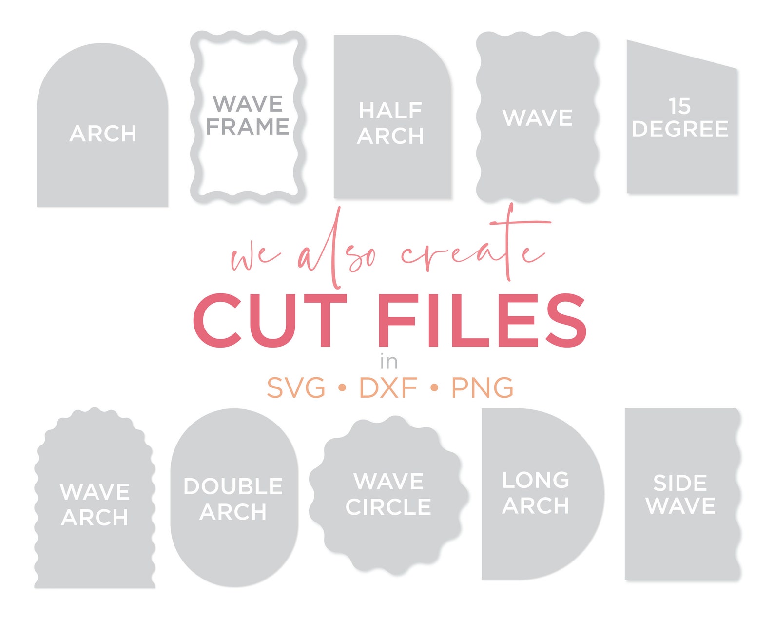 Wave Frame Shape | Wavy Clipart | Wave Frame PNG | Wave Wedding Invite ...