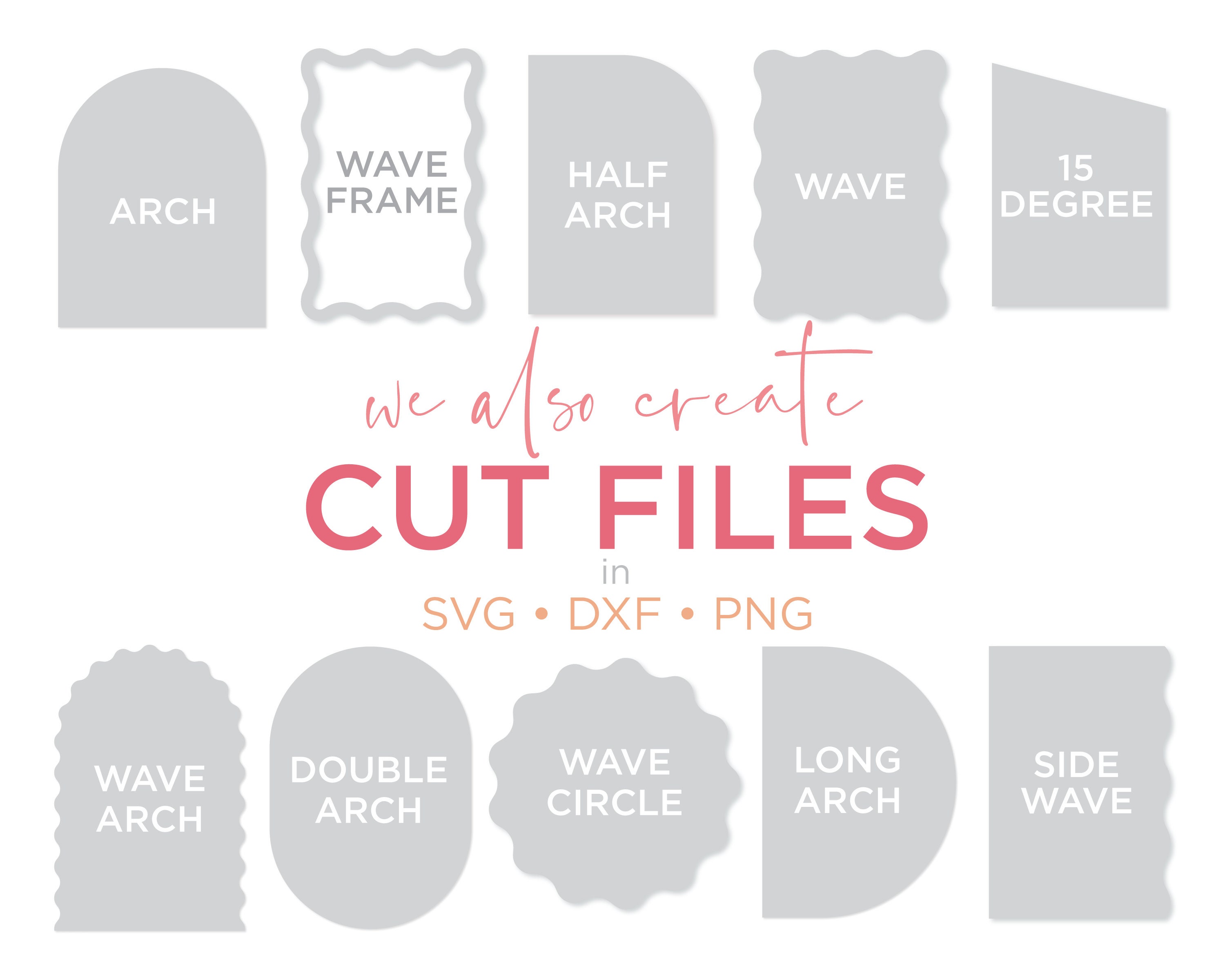 Wave Frame Shape | Wavy Clipart | Wave Frame PNG | Wave Wedding Invite ...